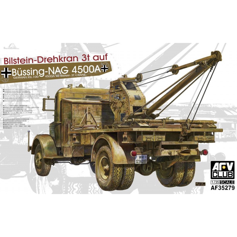 AFV Club 35279 - 1/35 Büssing-NAG 4500A mit 3t Bilstein-Kran (Kfz.100)