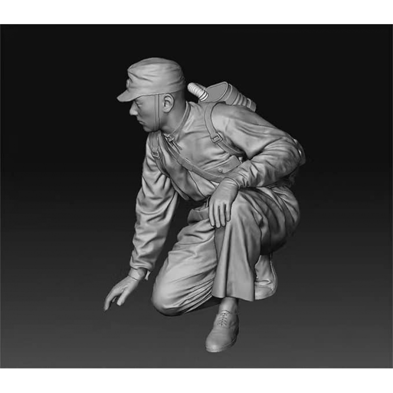 Border Model BR-006 - 1/35 IJN Carrier Crew Pilots & Officers