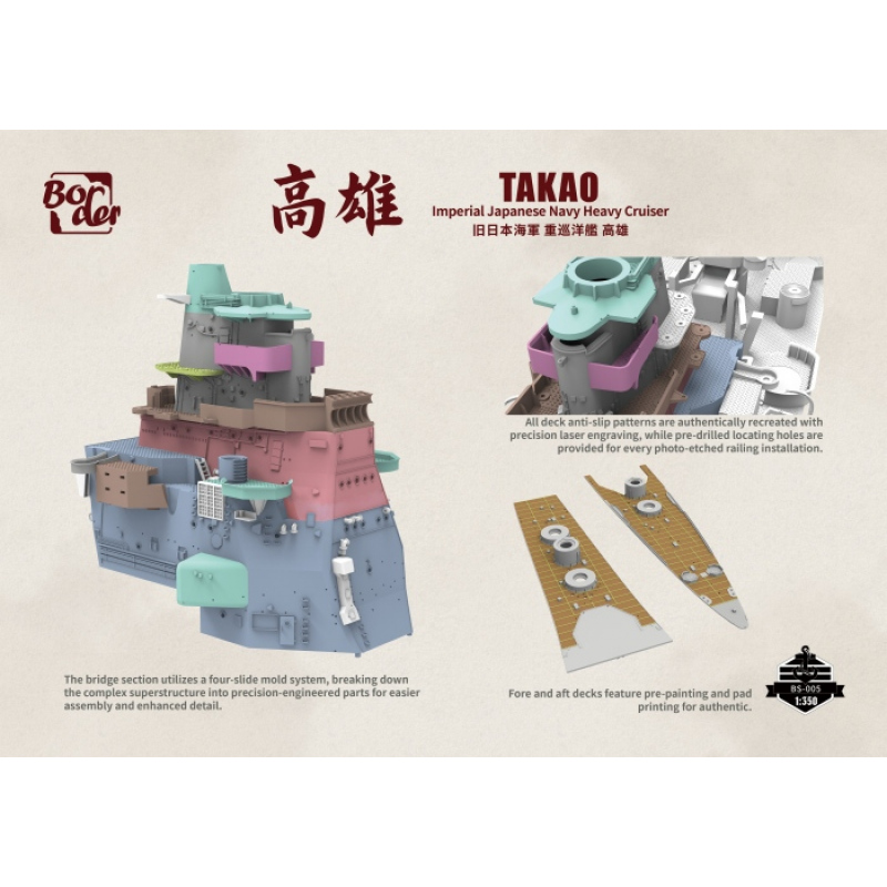 Border Model BS-005 - 1/350 IJN Heavy Cruiser Takao