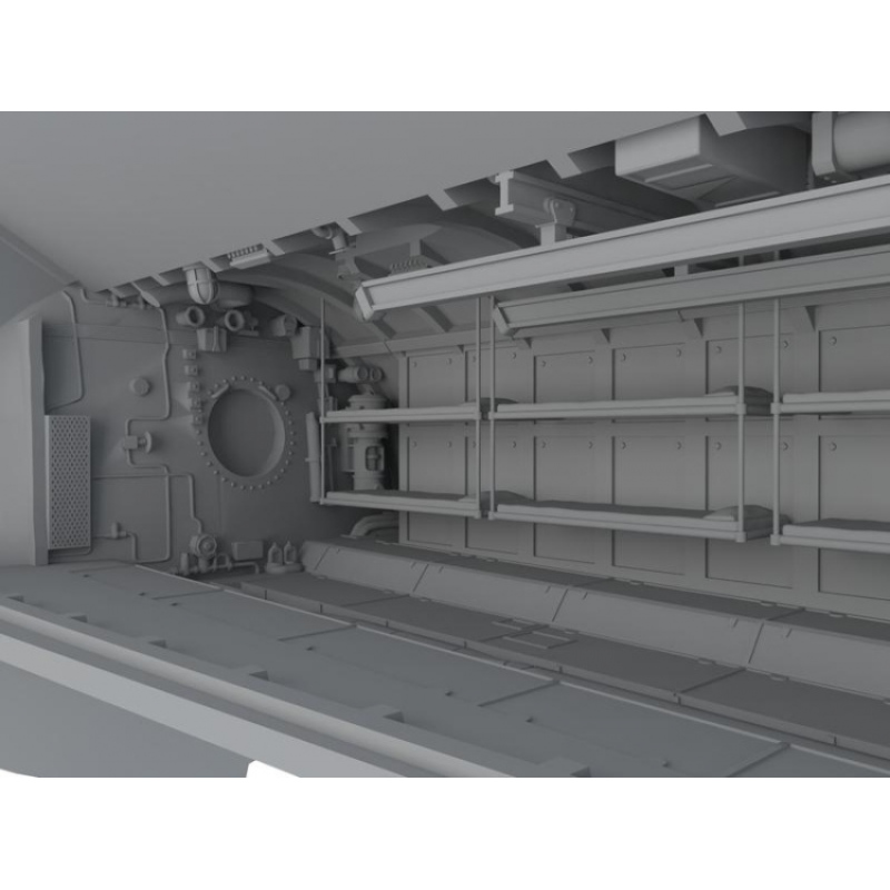 CMK N72011 Dt. U-Boot Typ IX Front Torpedo Section 1/72