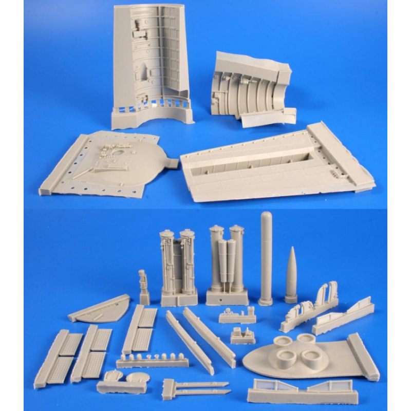 CMK N72011 Dt. U-Boot Typ IX Front Torpedo Section 1/72