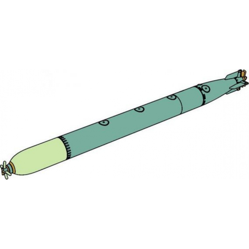 CMK-N72025 - 1/72 WWII German Torpedo Type G7e (3 pcs)
