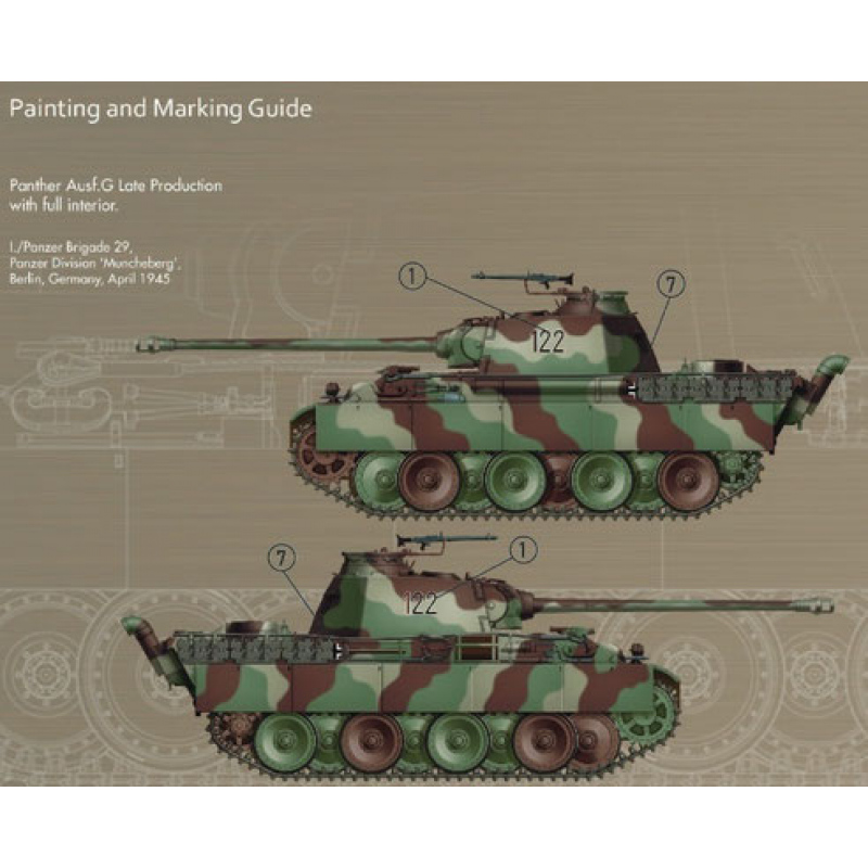 Das Werk DW35041 - 1/35 Panther Ausf.G Late Prod.