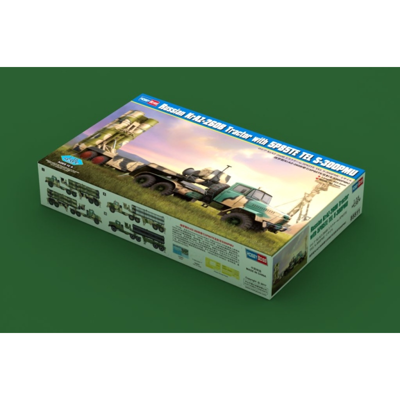 Hobby Boss 85511 - 1/35 Russian KrAZ-260B Tractor w. 5P85TE TEL S-300PMU