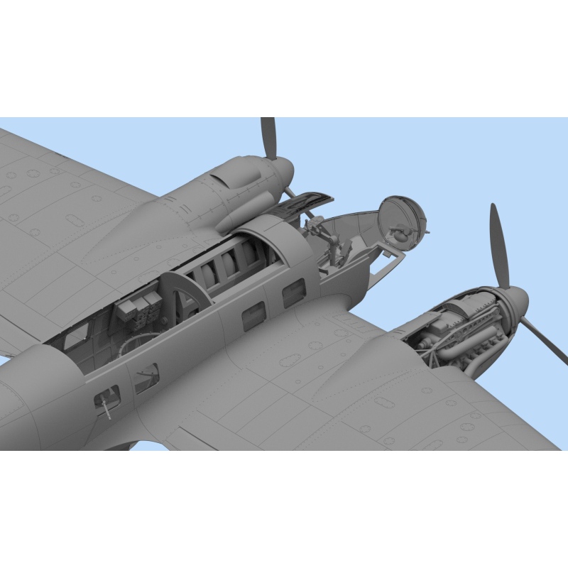 ICM 48261 - 1/48 He 111H-3 WWII German Bomber