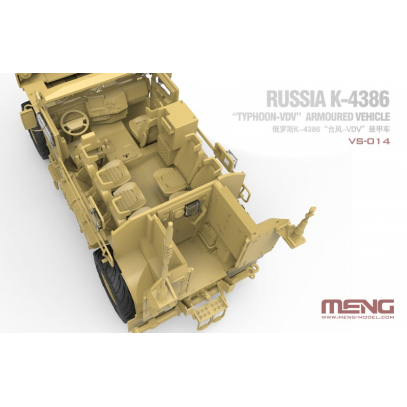 Meng Model VS014 - 1/35 Russian K-4386 Typhoon-VDV Armored Vehicle