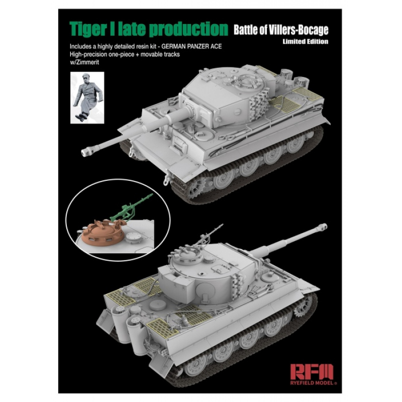 Rye Field Model RM-5101 - 1/35 Tiger I (late Prod.) 'Battle of Villers ...