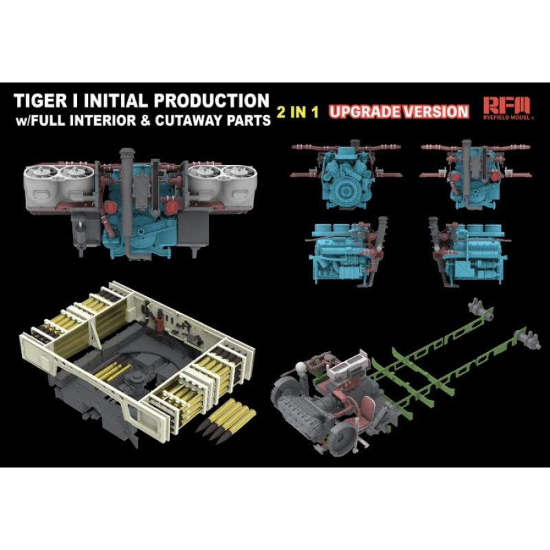 Rye Field Model RM-5131 - 1/35 Tiger I initial Prod. w. Interior ...
