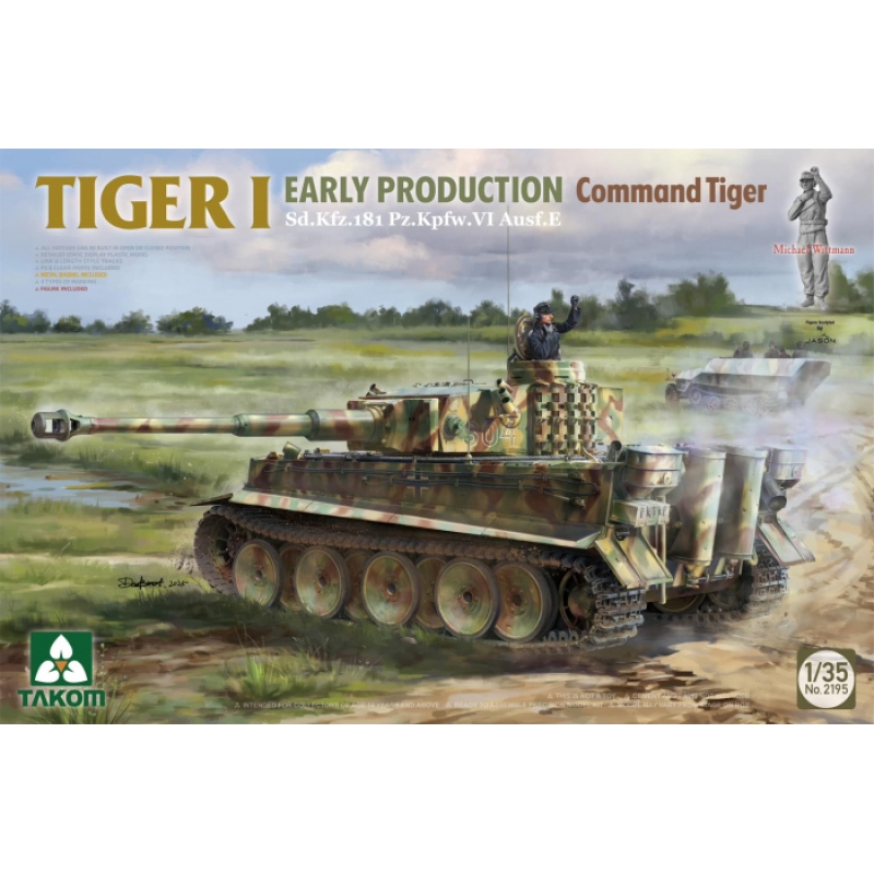 Takom 2195 - 1/35 Tiger I (early Prod.) Command Tiger