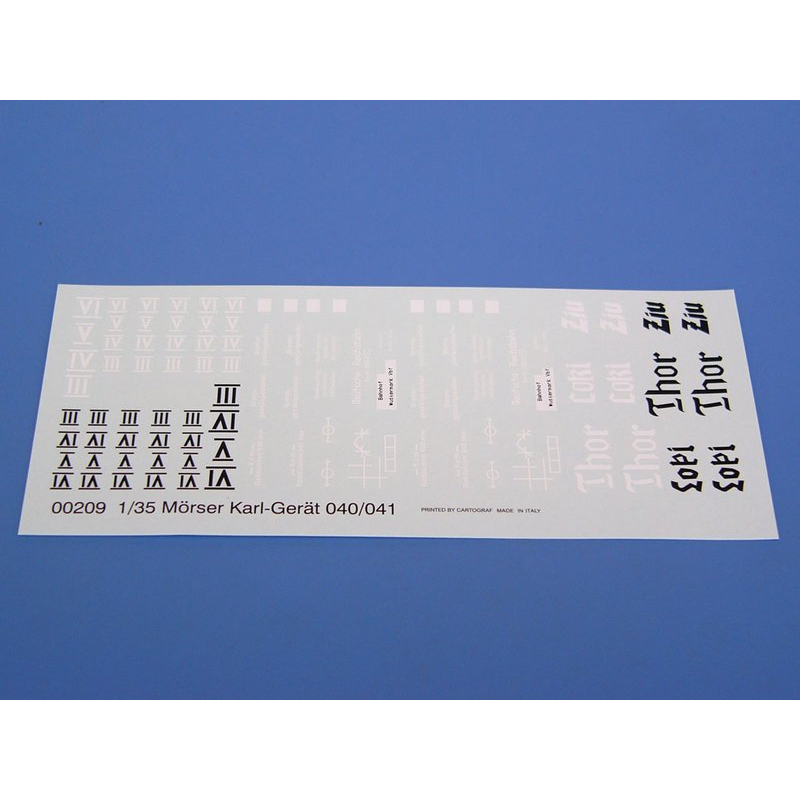 Trumpeter 00209 - 1/35 60cm Mörser Karl w. Railway Transport Carrier