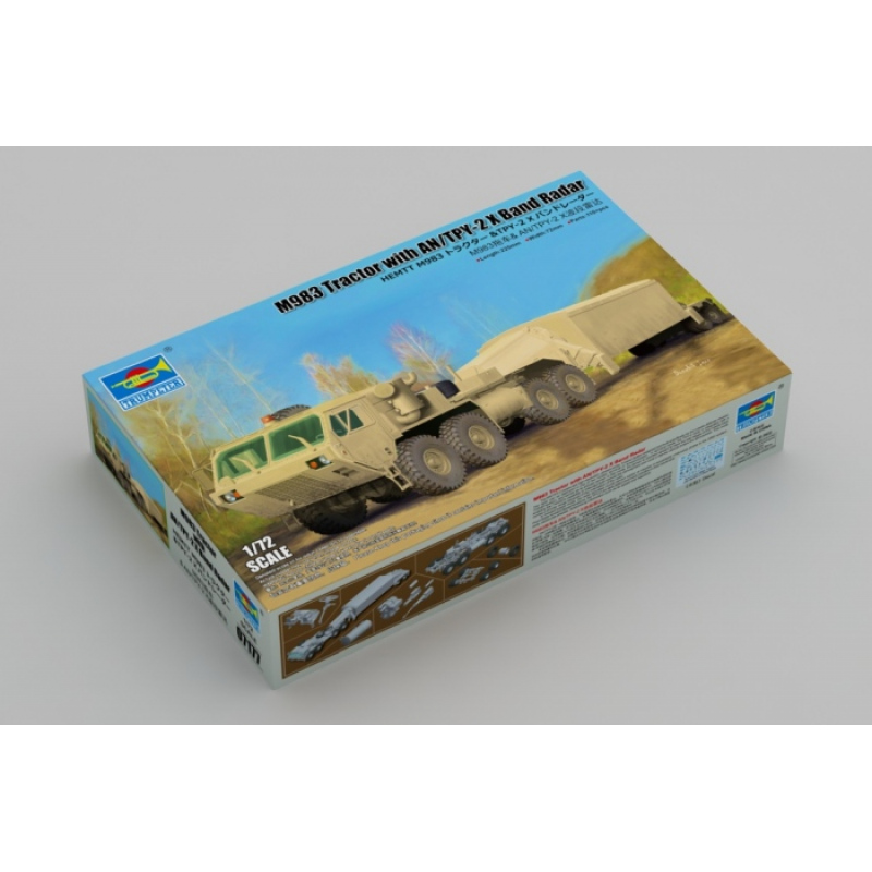 Trumpeter 07177 - 1/72 M983 Tractor w. AN/TPY-2 X Band Radar