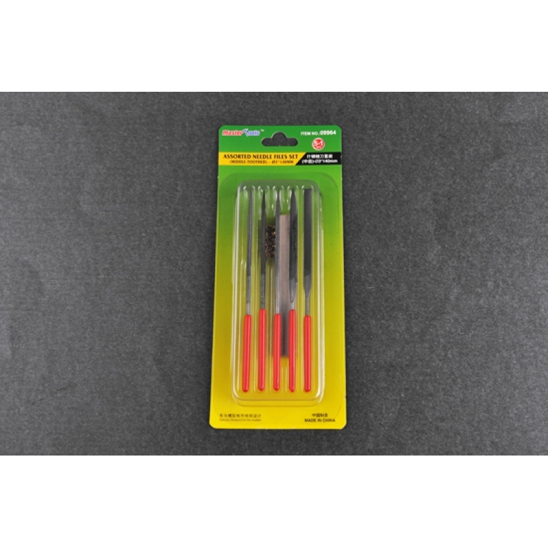 Trumpeter 09964 - Assorted Needle Files Set (Middle-Toothed) 3x140mm